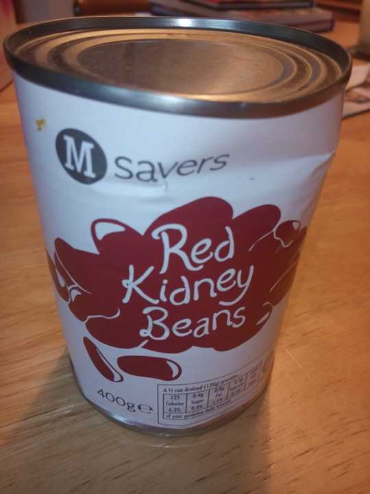 Tin of Morrison's red kidney beans - OLIO