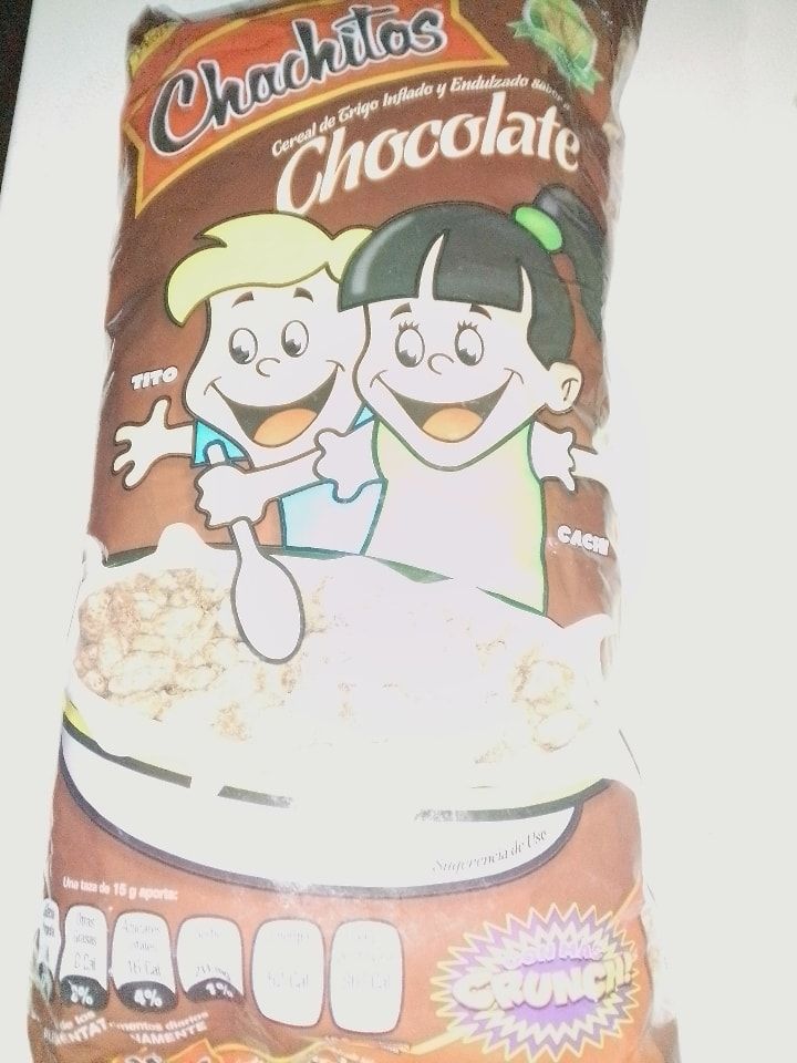 Cereal de trigo inflado sabor chocolate, empaque cerrado, nuevo. - OLIO