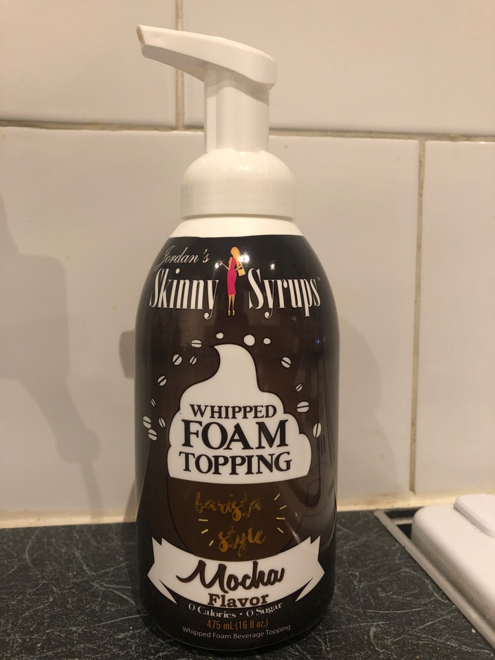 Mocha Whipped Foam Topping Olio